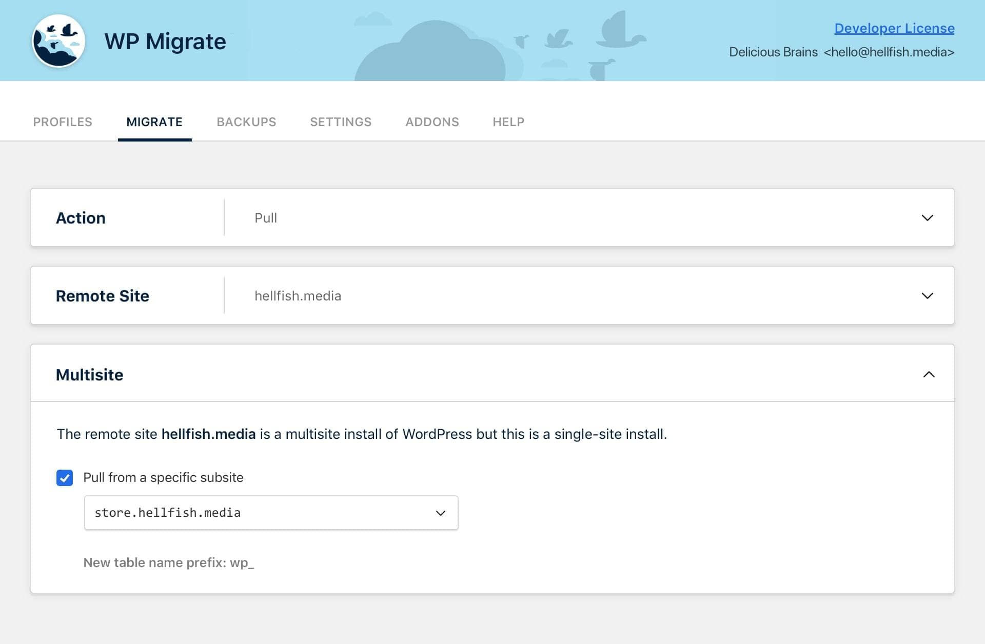 WP Migrate - Push/Pull Your WordPress Database & Files